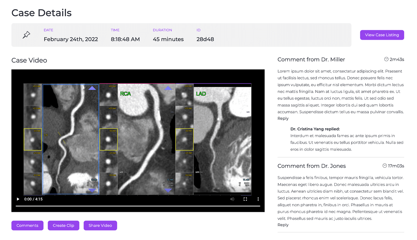 Projects | Surgical Case Review Portals